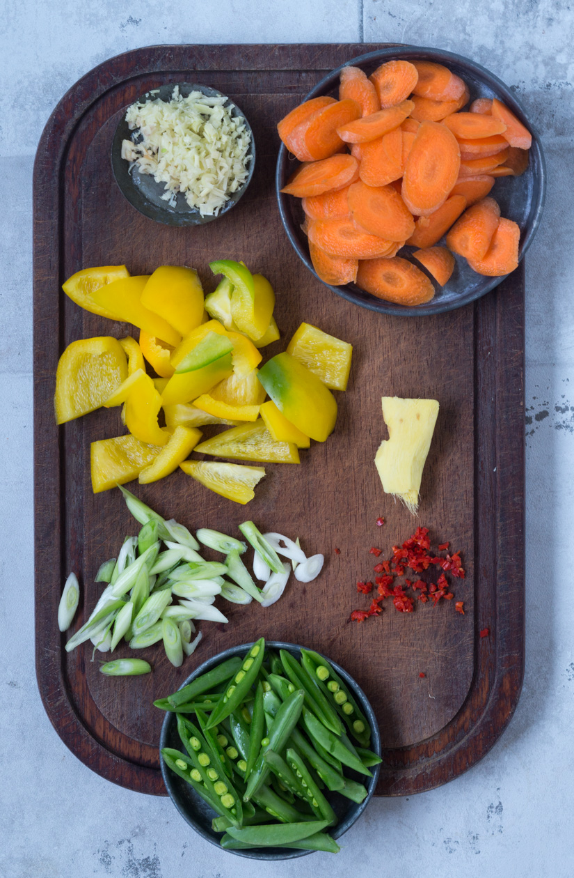 Thailandsk boller i karry i en asiatisk udgave - Julie Bruun