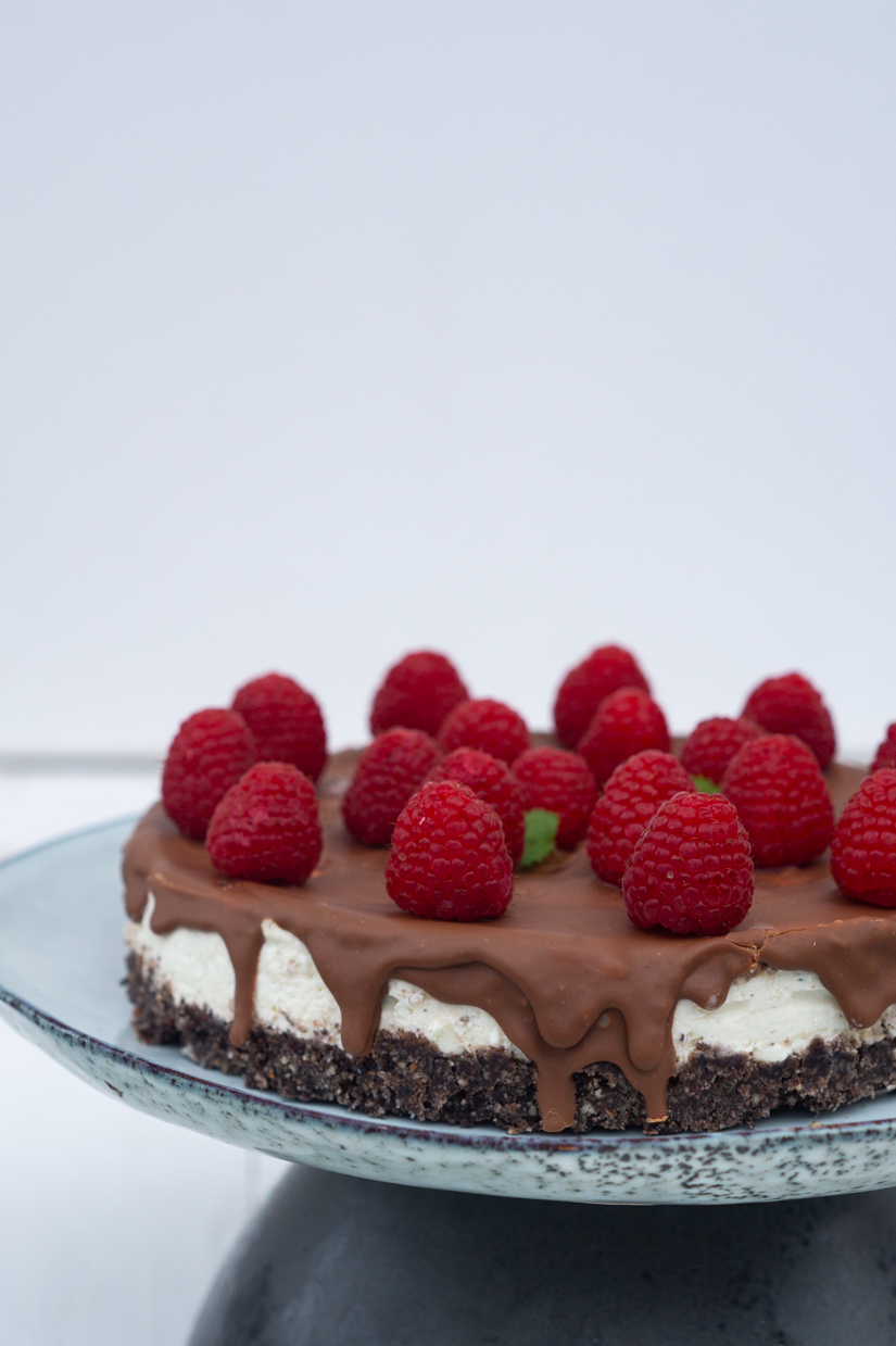 Cheesecake med oreos, lime og mælkechokolade - Julie Bruun