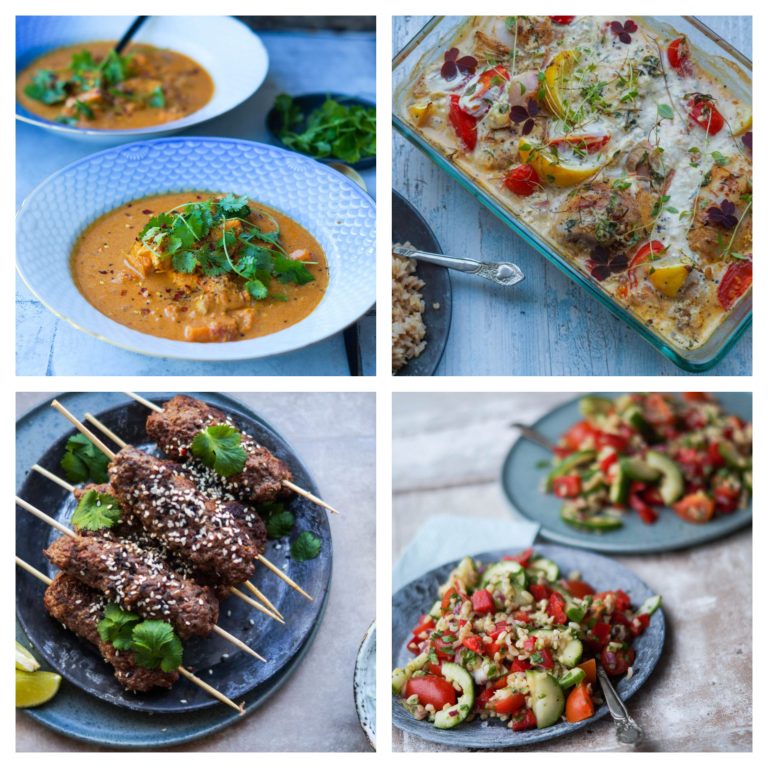 Madplan uge 42 - med vietnamesisk suppe, bagte kyllingelår og tabbouleh