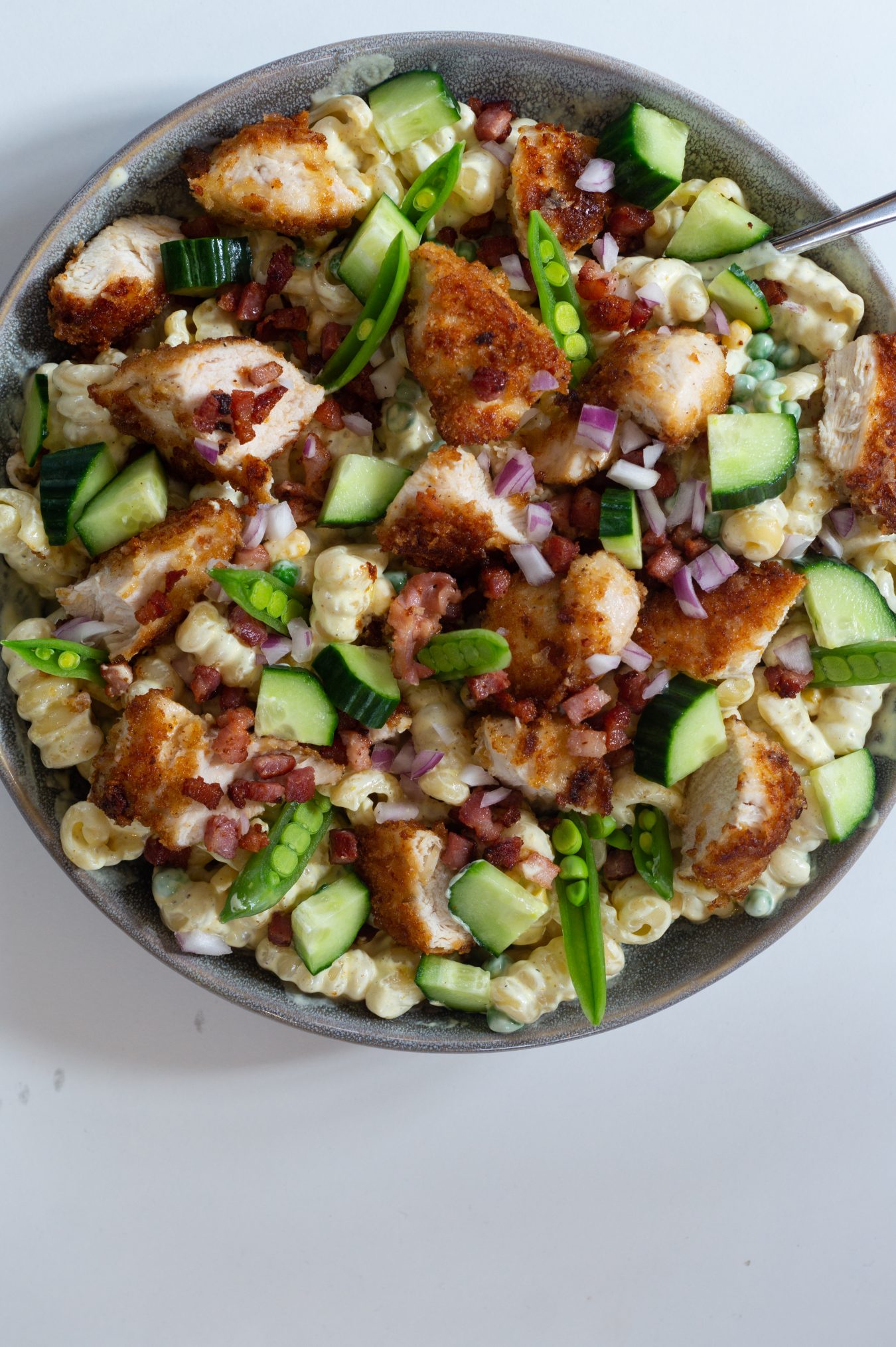 Cremet pastasalat med kylling - en lækker og nem opskrift