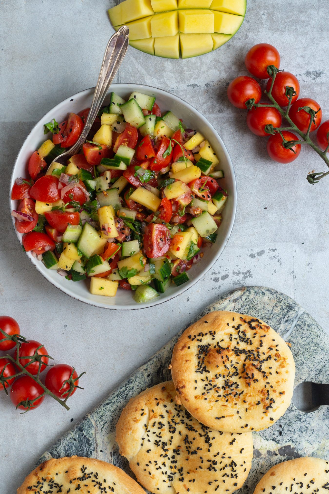Indisk salat - et perfekt frisk tilbehør i det indiske køkken