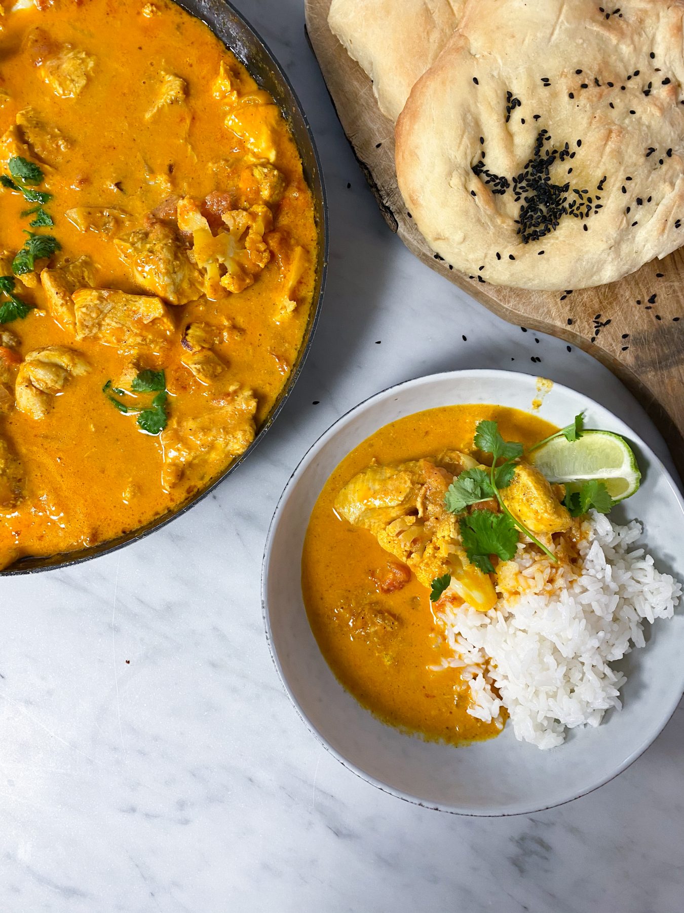 Butter chicken - opskrift på indisk gryderet: Murgh makhani