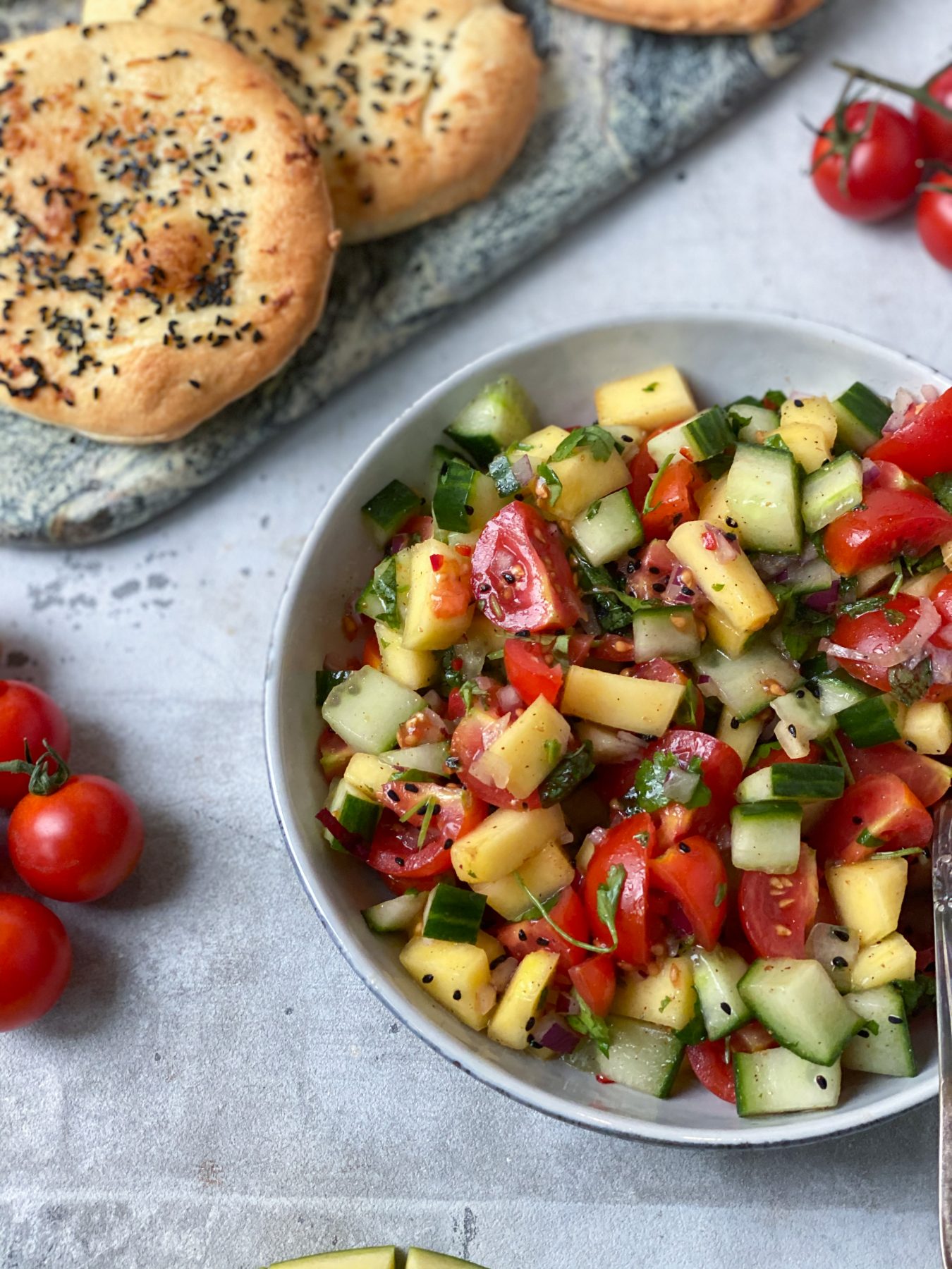 Indisk salat - et perfekt frisk tilbehør i det indiske køkken