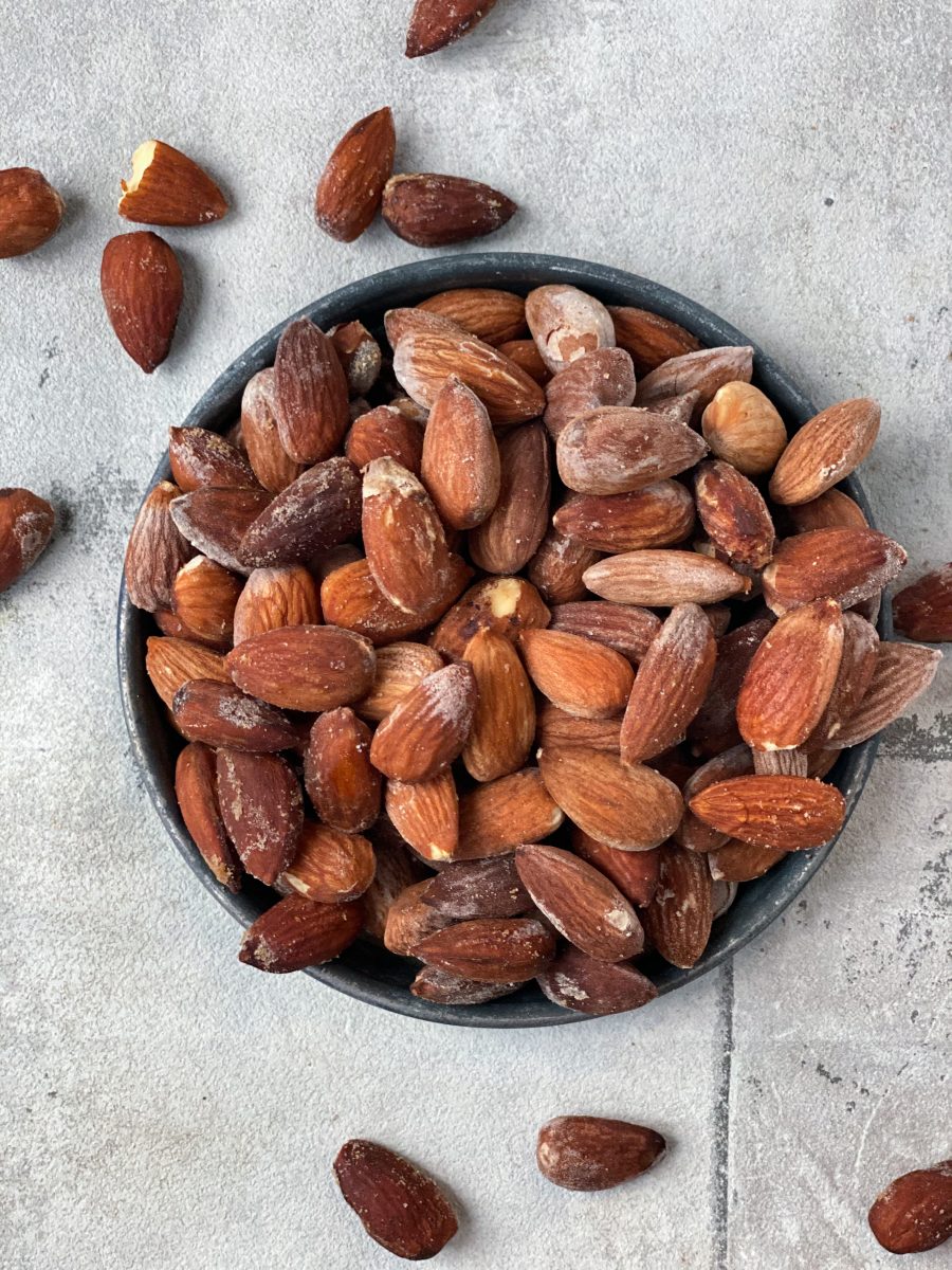 Saltmandler - sprøde og nemme salt mandler - den perfekte topping