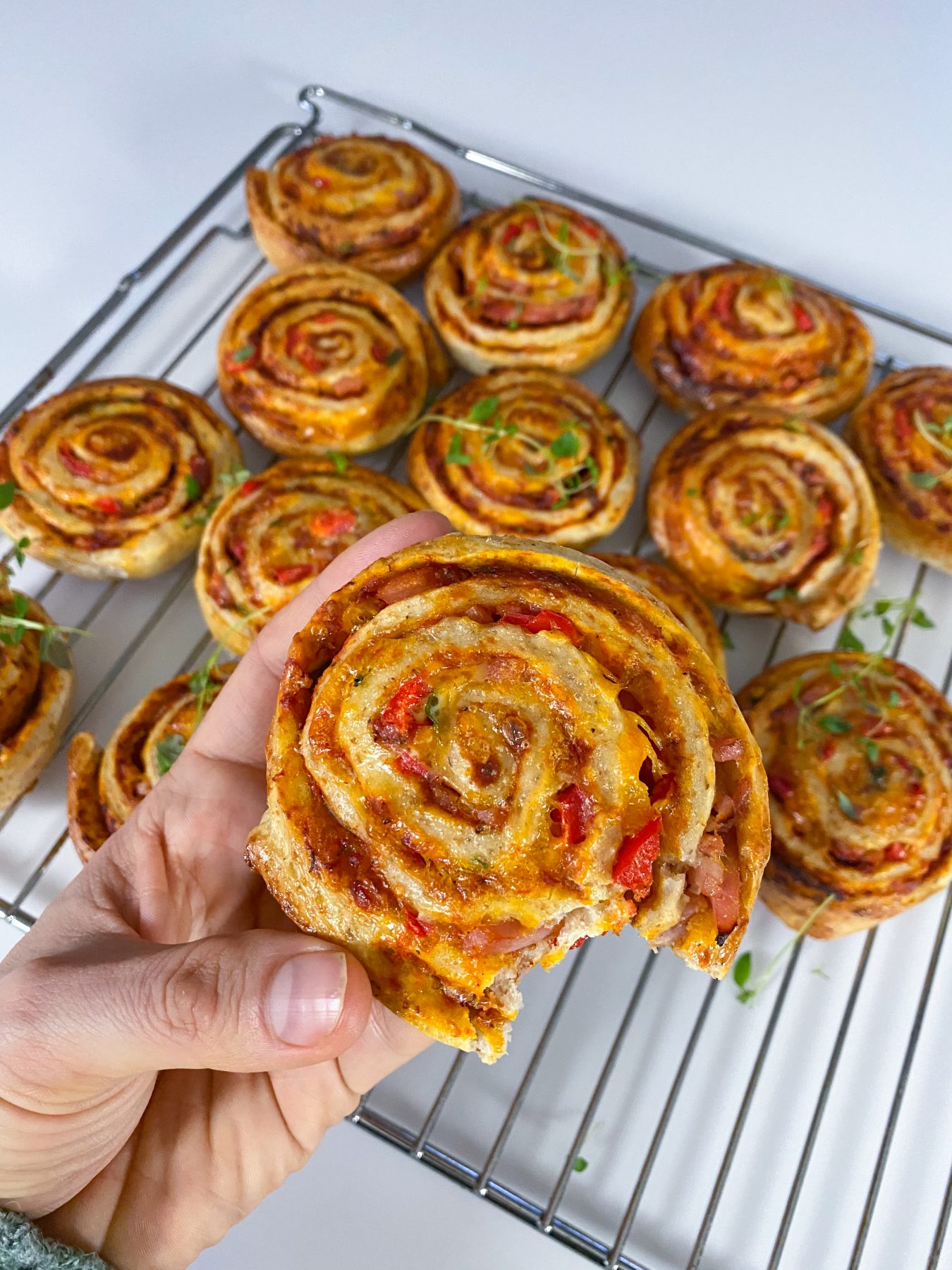 Pizzasnegle - Den bedste opskrift på snegle med masser af fyld