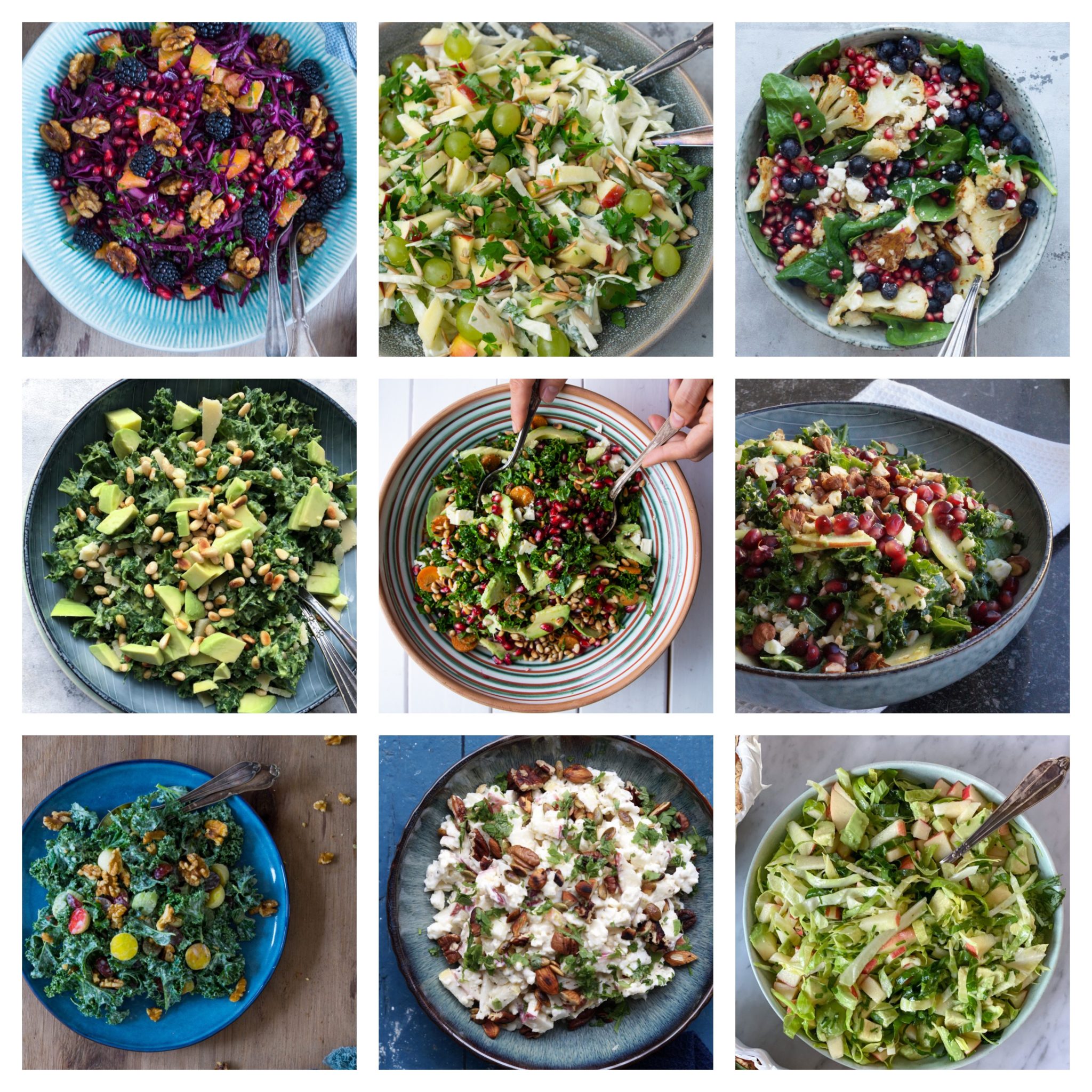 Julesalat - inspiration til salat til juleaften - Julie Bruun