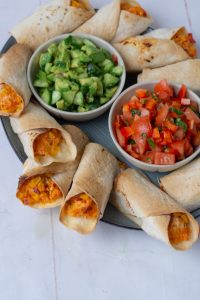 Mexicanske pandekager med kylling | enchiladas med kylling