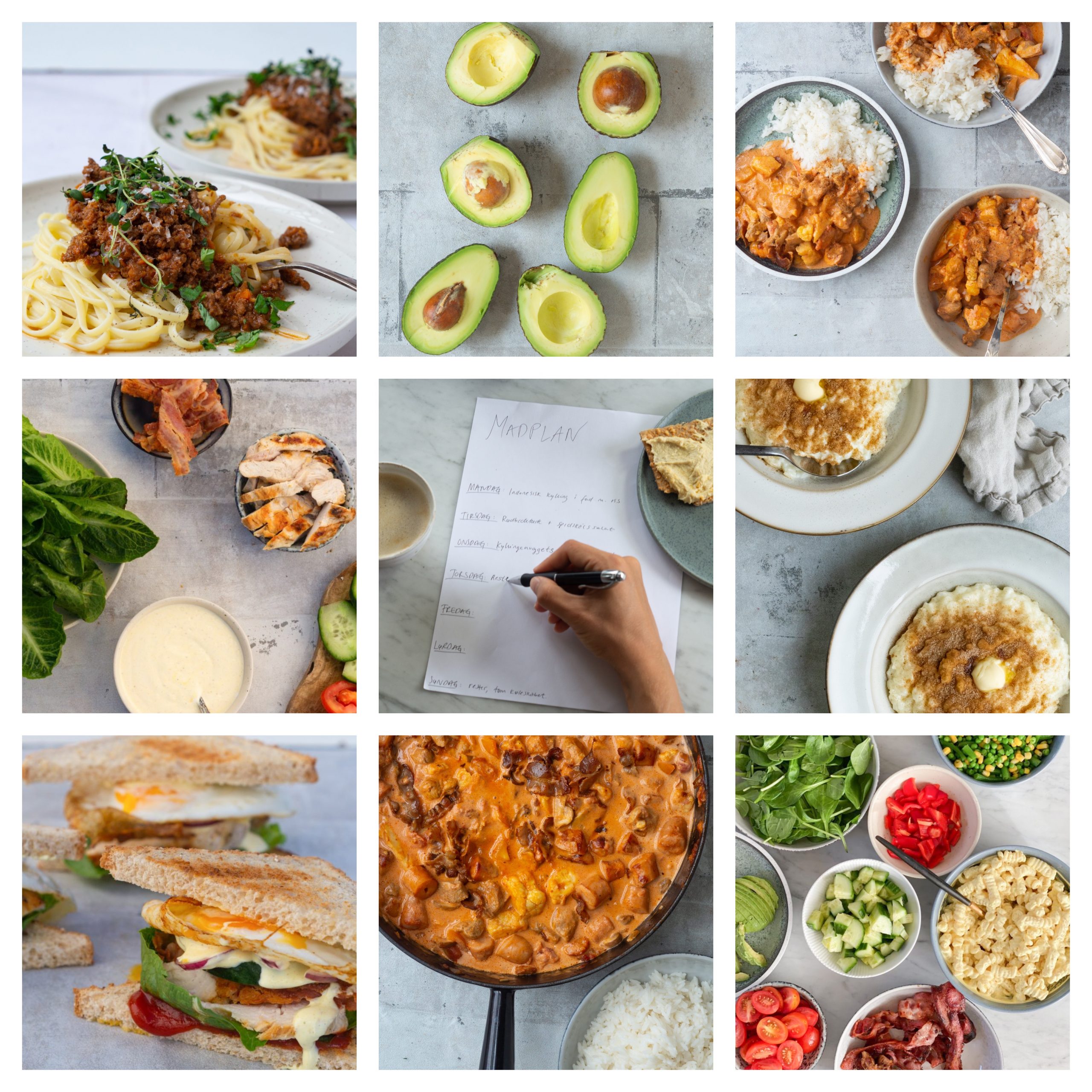 Børnevenlig madplan #2 - Julie Bruun - Mad for børn og voksne