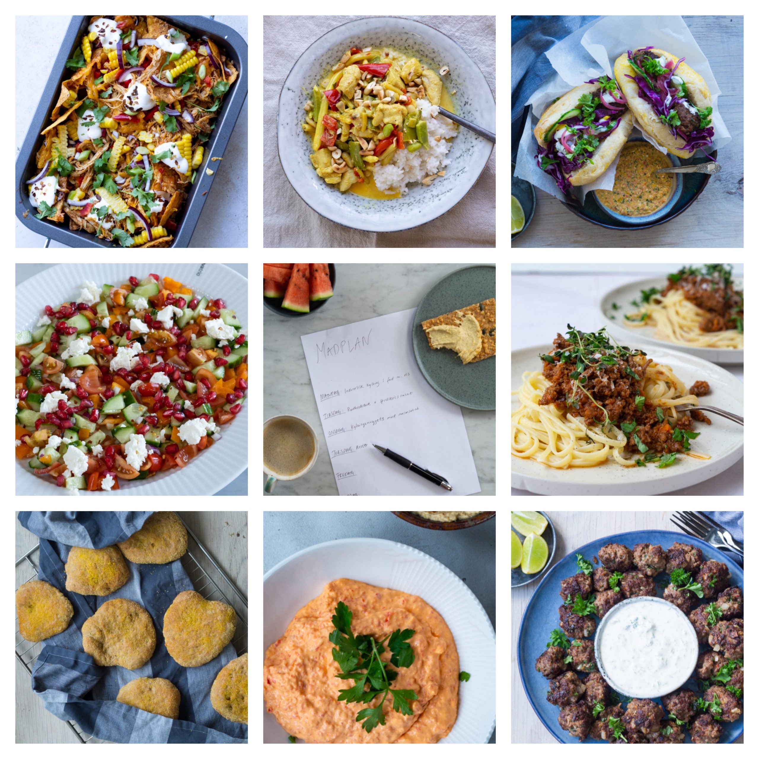 Madplan for uge 42 - Julie Bruun