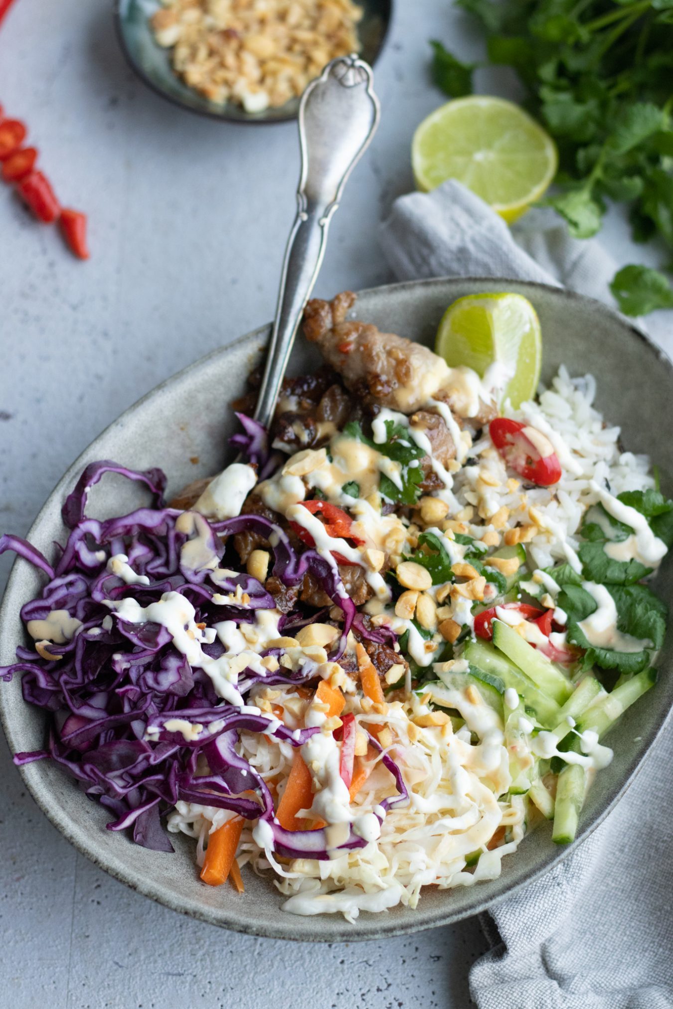 Banh mi bowl - Julie Bruun