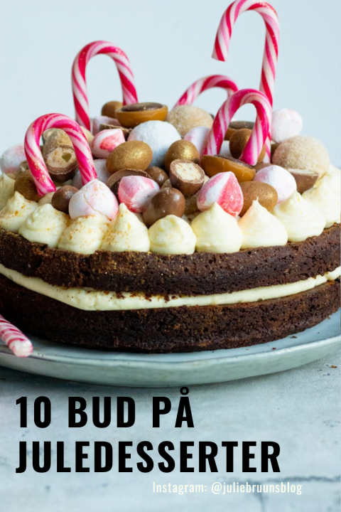 10 opskrifter på juledesserter - julekager og desserter til jul