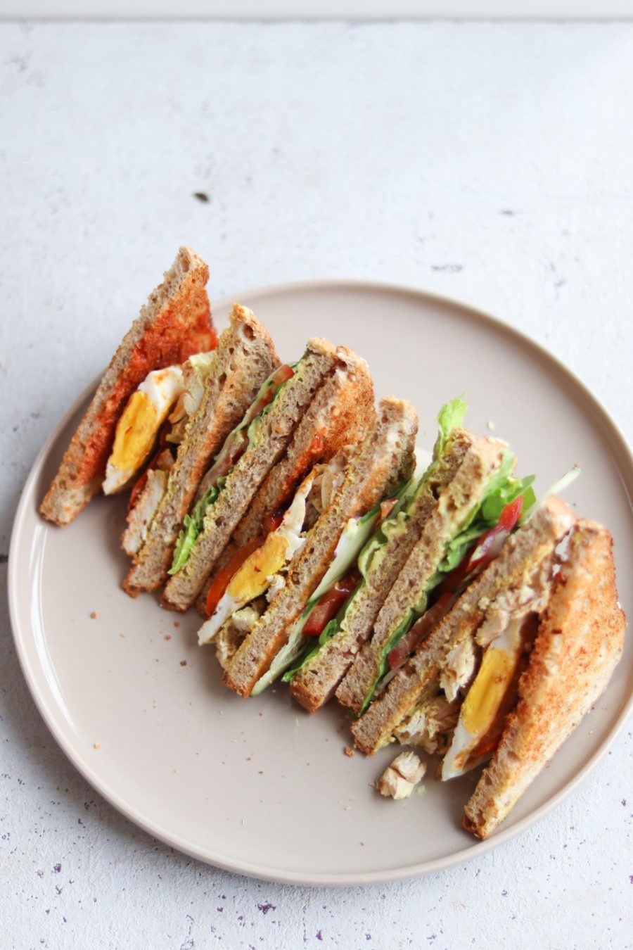 Luksus club sandwich - nem opskrift på sandwich med kylling