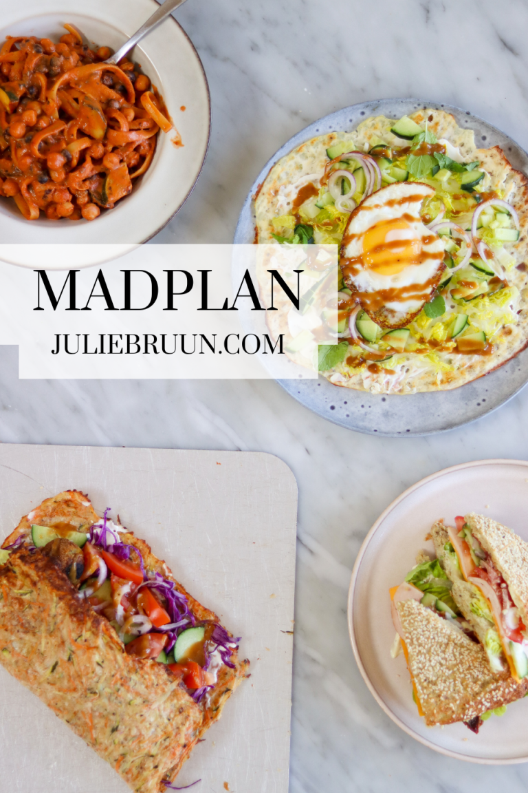 Madplan uge 33 - Julie Bruun