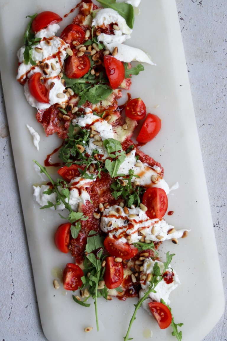 Figen carpaccio - den perfekte forret eller tilbehørssalat